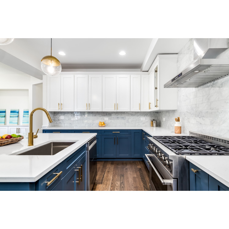 Navy Blue Shaker Kitchen Cabinets | Shop Online RTA Kitchen Cabinets ...