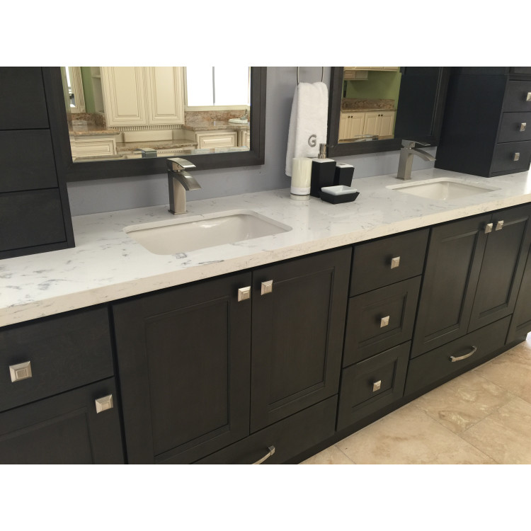 Phantom Gray Shaker Gray Cabinets - RTA Cabinets - Pre-assembled ...