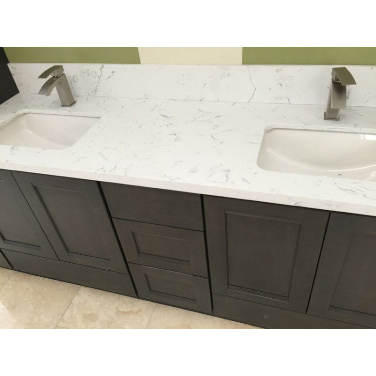 Phantom Gray Shaker Gray Cabinets - RTA Cabinets - Pre-assembled ...
