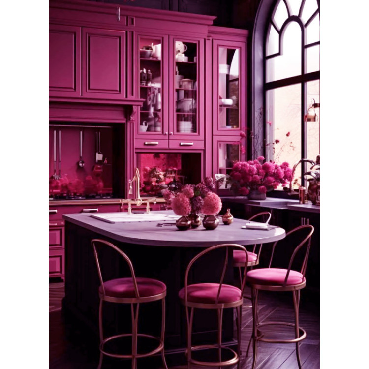 Pink Kitchen Cabinets | Shop online | Assembled |Free Shipping ...