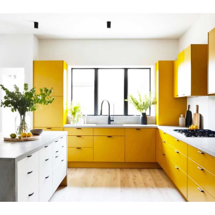 Yellow Kitchen Cabinets | Shop online | Assembled |Free Shipping ...
