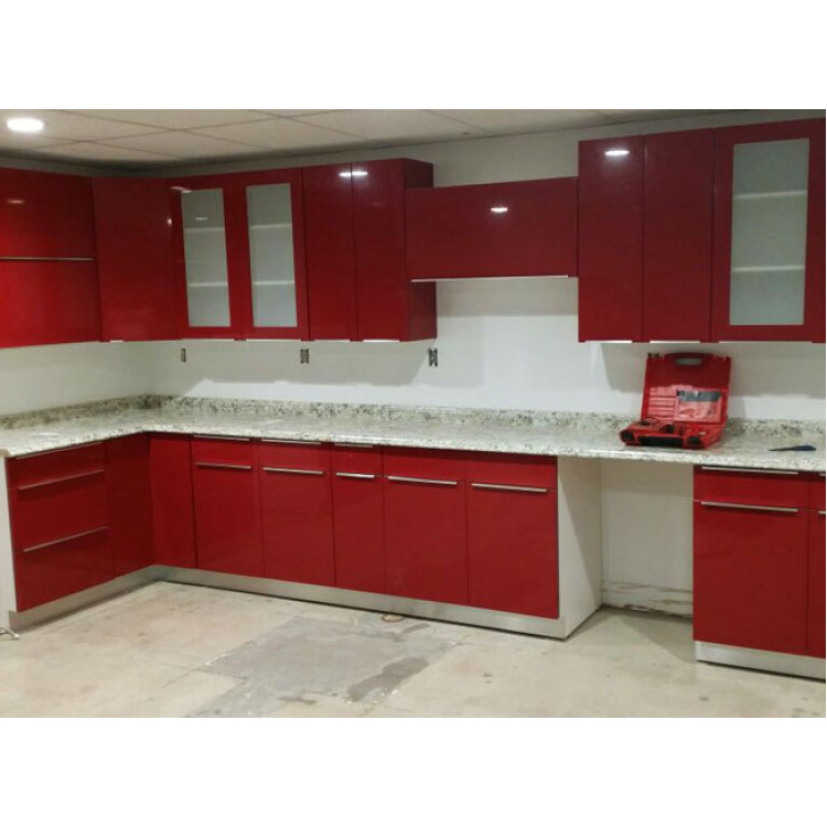 Z-Series Ruby Red Glossy - Red Kitchen Cabinets for Sale | 40+ Modern ...