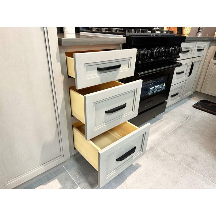 Distressed Kitchen Cabinets | Farmhouse Storm | In Stock | Free Shipping