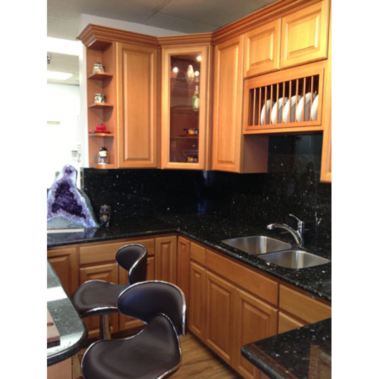 Frosted Beech - Honey Cabinets - Cinnamon Kitchen Cabinets - RTA ...