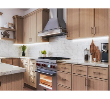 Slim Shaker White Oak Kitchen Cabinets | In Stock | Free Shipping